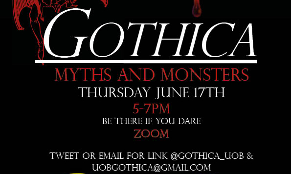 Gothica: Myths and Monsters – 17th June 2021 (5-7pm) – Monstrous ...